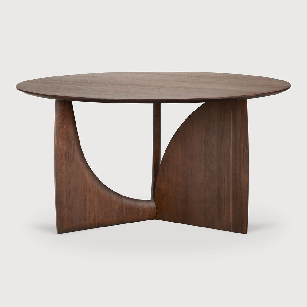 Ethnicraft Geometric Round Dining Table - Decor House Furniture
