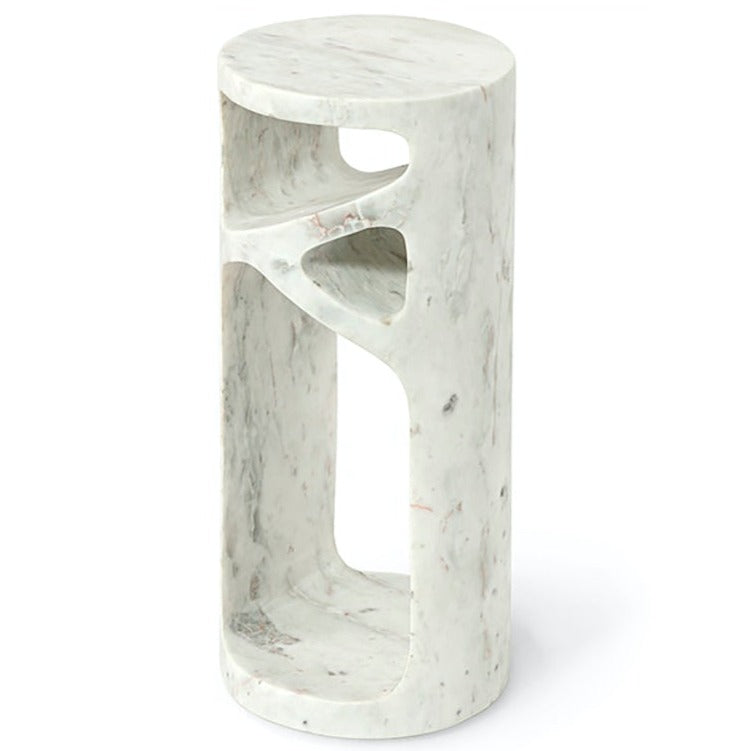 Palecek Lena Marble Accent Table Small - Decor House Furniture