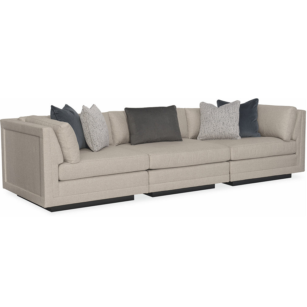 Caracole Modern Fusion 3 Pc Sectional Sofa & Decor House Furniture