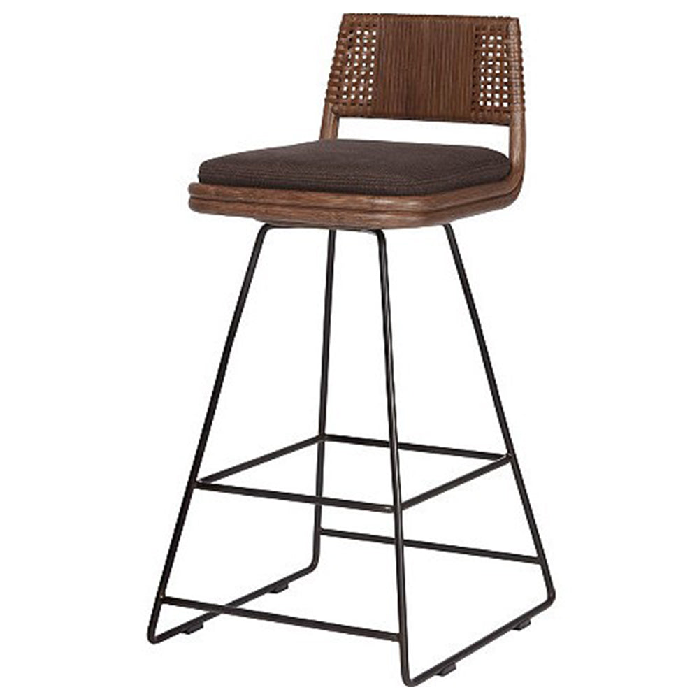 McGuire Alameda Swivel Bar Stool & Decor House Furniture